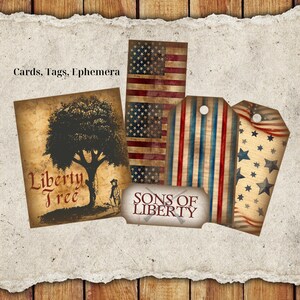 Vintage Patriotic Junk Journal Folio, Patriotic Junk Journal, Patriotic ...