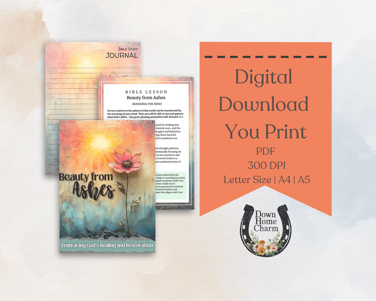 Faith Journal Kit: Bible Study Pages (digital Download) - Etsy