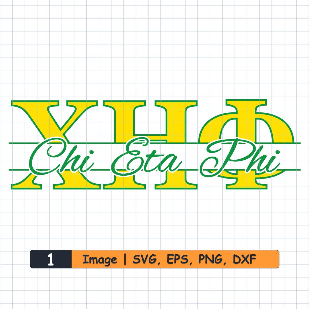Chi Eta Phi SVG, Dxf, Png, Eps Design. CEP Svg, Greek Letters, Nurse ...