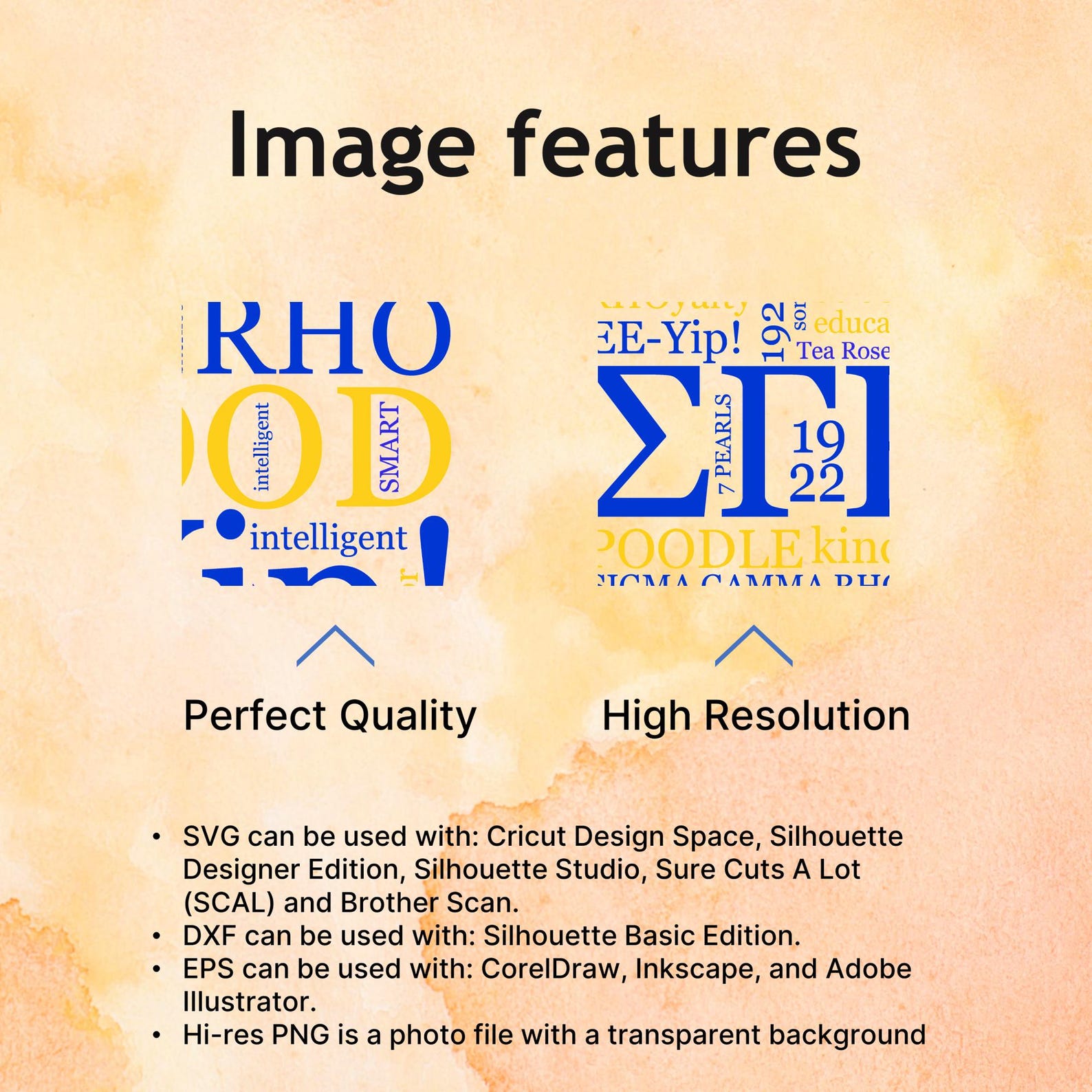 Sigma Gamma Rho SVG Bundle: Sgrho Letters, Sorority Cut File (digital ...