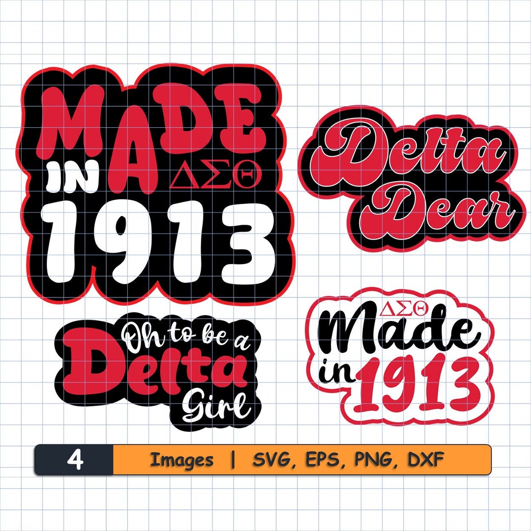 Delta Sigma Theta SVG, 1913 Delta Sigma, Delta Png, Delta Svg, Sigma ...