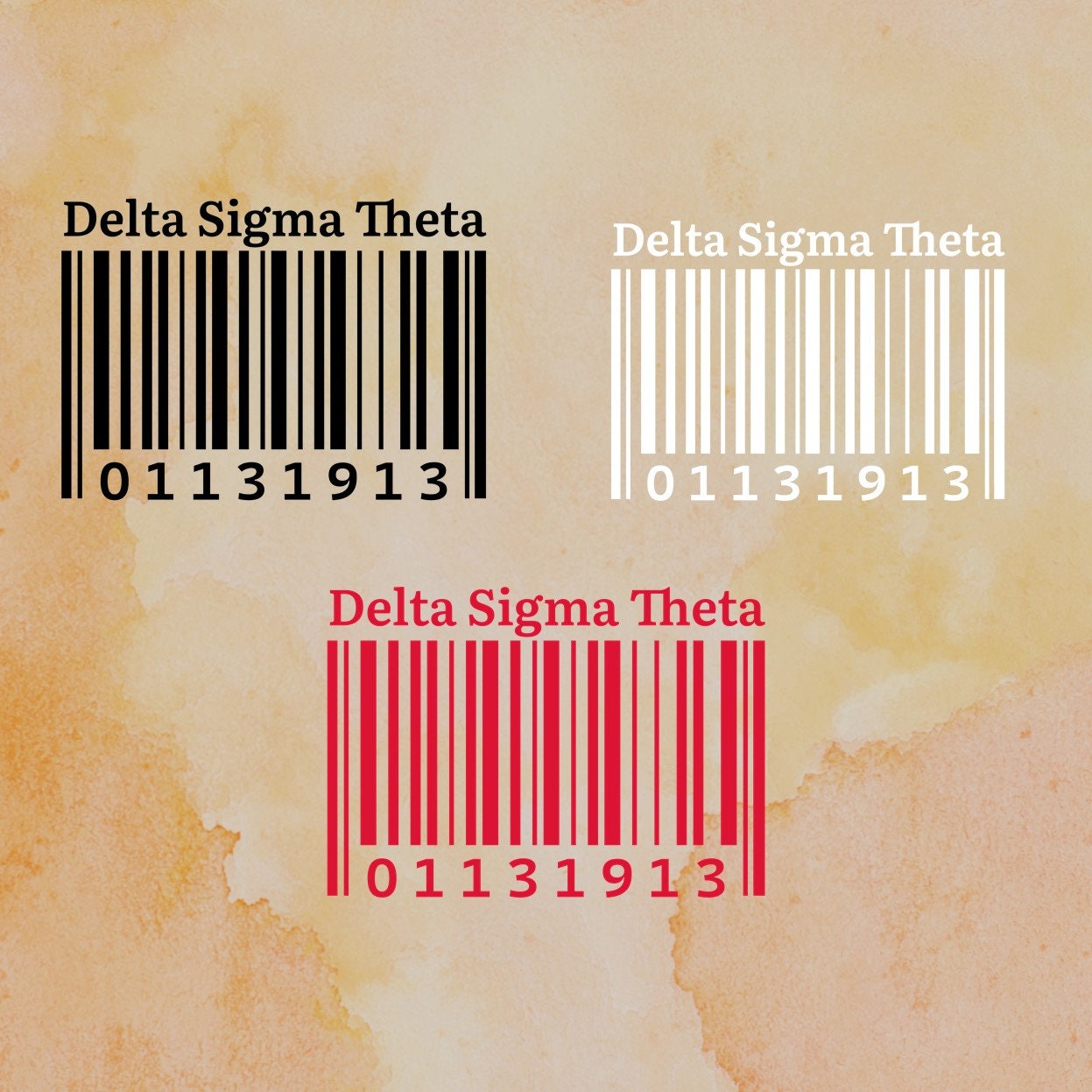3 Barcodes, Delta Sigma Theta SVG, 1913 Delta Sigma, Delta Png, Delta ...