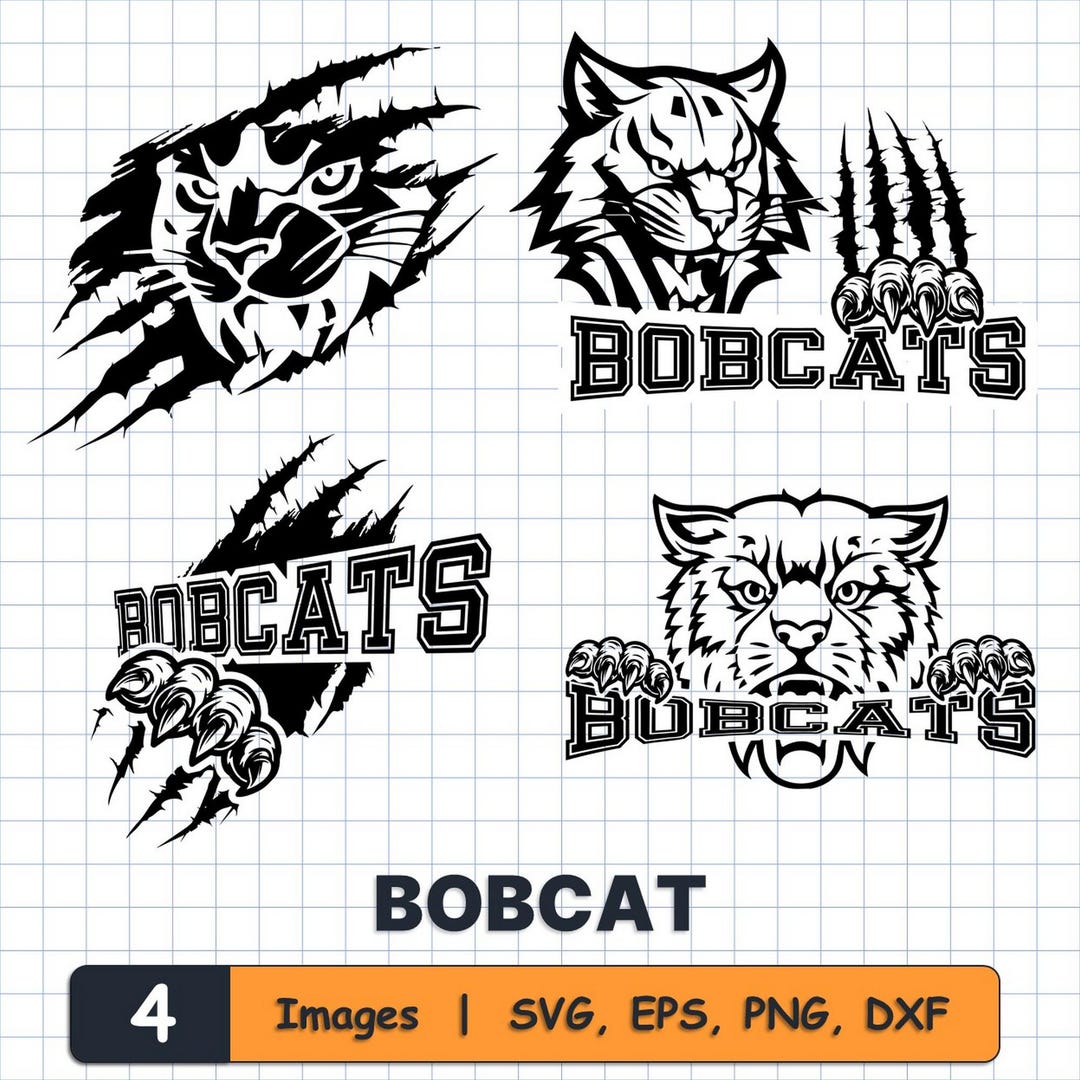 Bobcats SVG Bundle: Wildcat Cut Files (digital Download) - Etsy