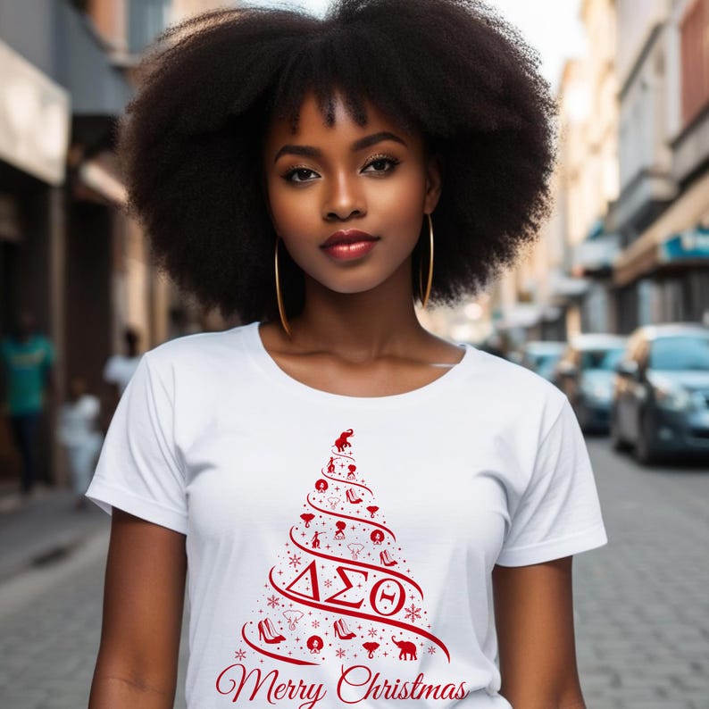 Delta Sigma Theta Christmas Tree SVG Bundle (digital Download) - Etsy