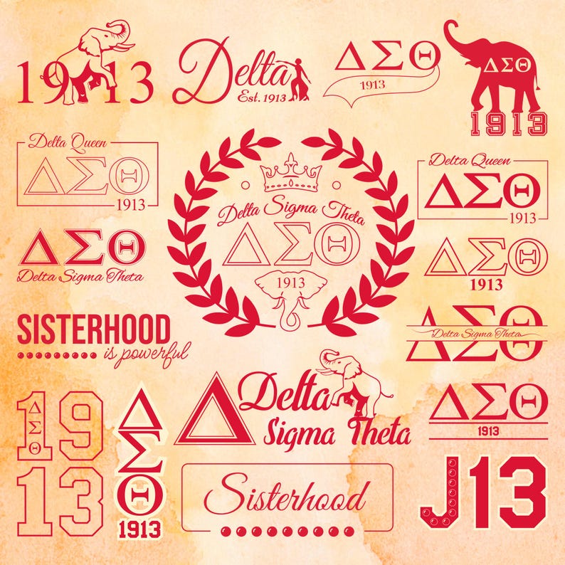 Delta Sigma Theta SVG Bundle: DST Sorority Graphics (digital Download ...