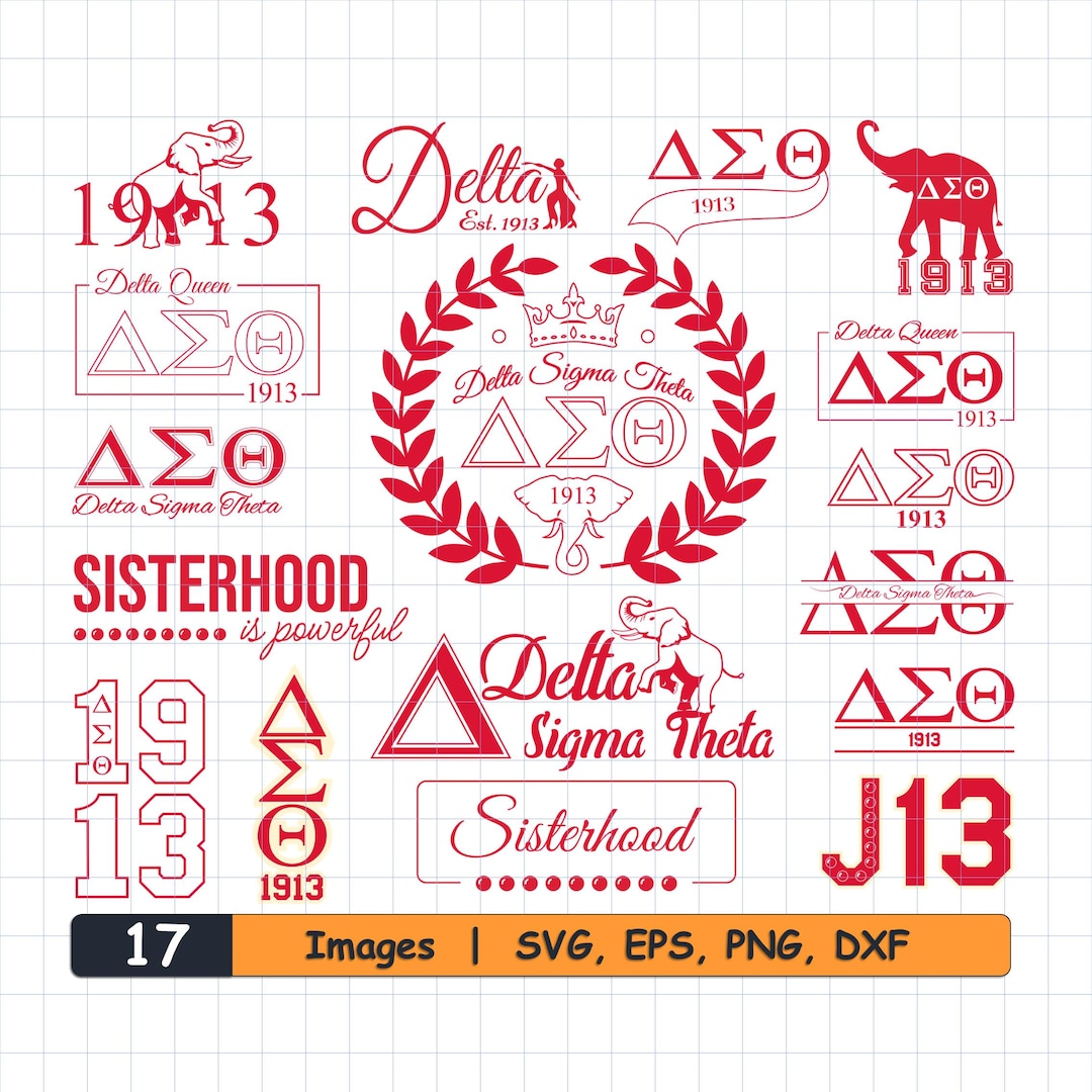 Delta Sigma Theta SVG Bundle: DST Sorority Graphics (digital Download ...