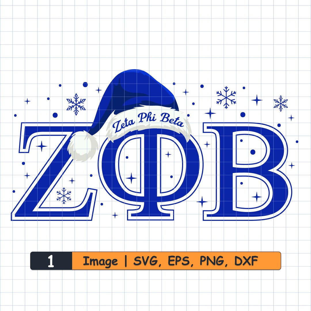 Zeta Phi Beta Christmas Svg, Png, Eps Bundle. ZPB Svg, Zeta Phi Beta ...