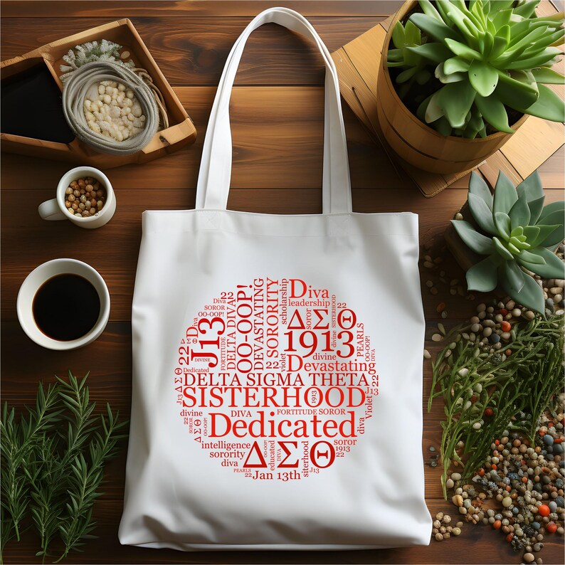 Delta Sigma Theta SVG Bundle: DST Sorority Word Cloud (digital Files ...