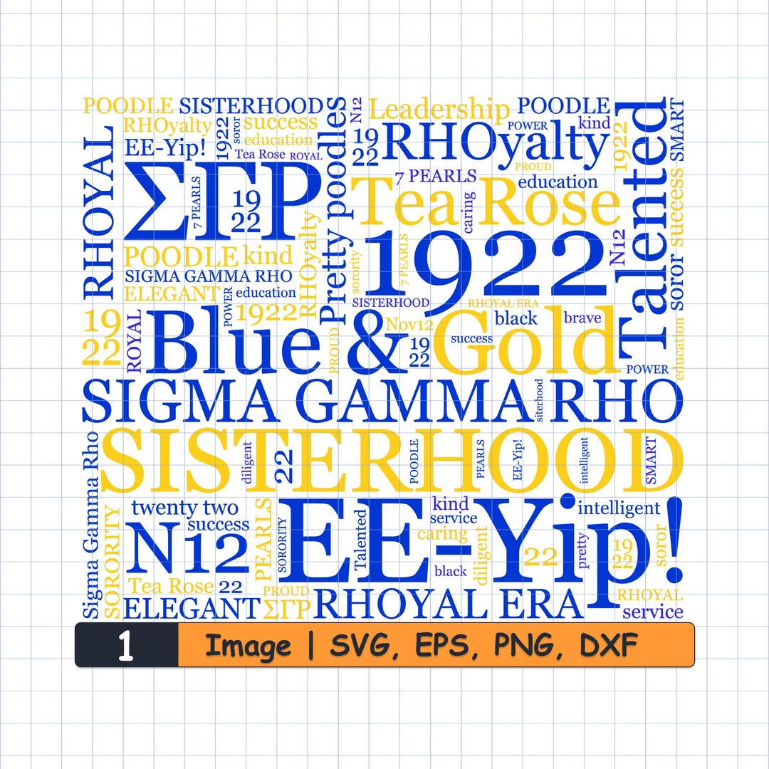 Sigma Gamma Rho Svg, Png, Eps Bundle. Sgrho Letters Svg, Sigma Gamma ...