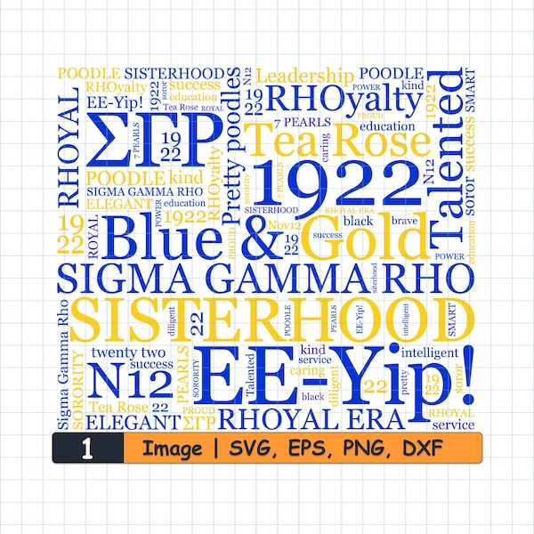 Sigma Gamma Rho Svg - Etsy