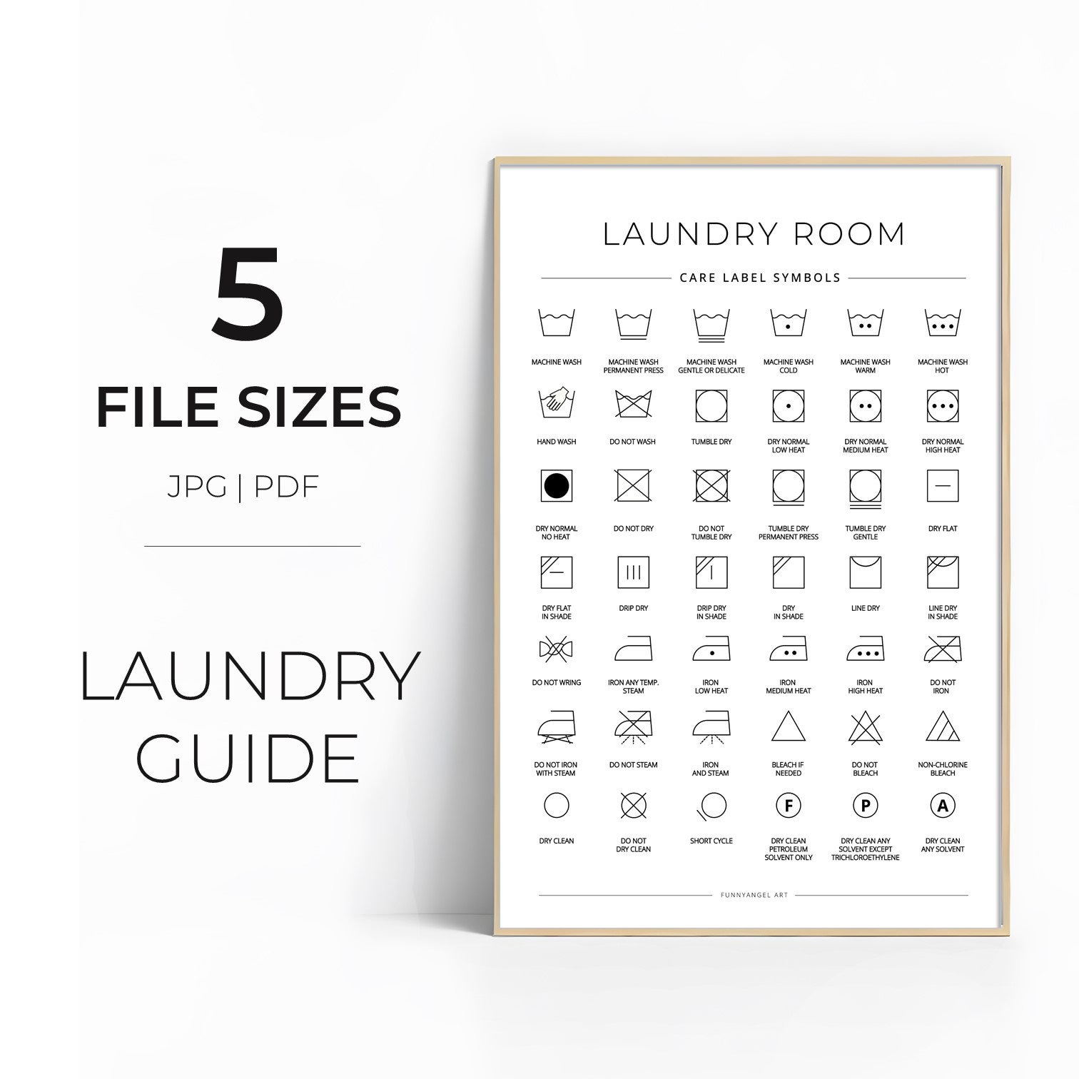 Laundry Instructions Pdf. Laundry Guide Pdf. Laundry Symbols Pdf for ...