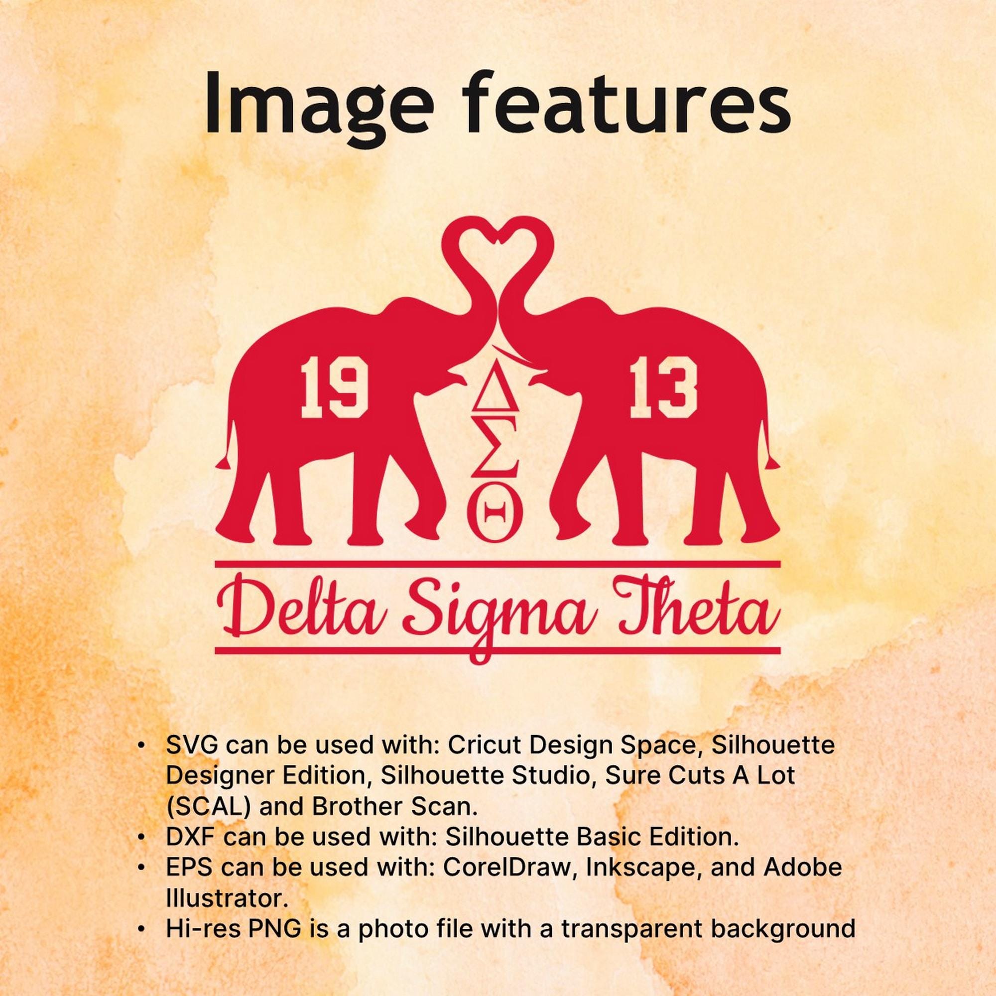 Delta Sigma Theta SVG Bundle: DST Sorority Graphics (digital Download ...