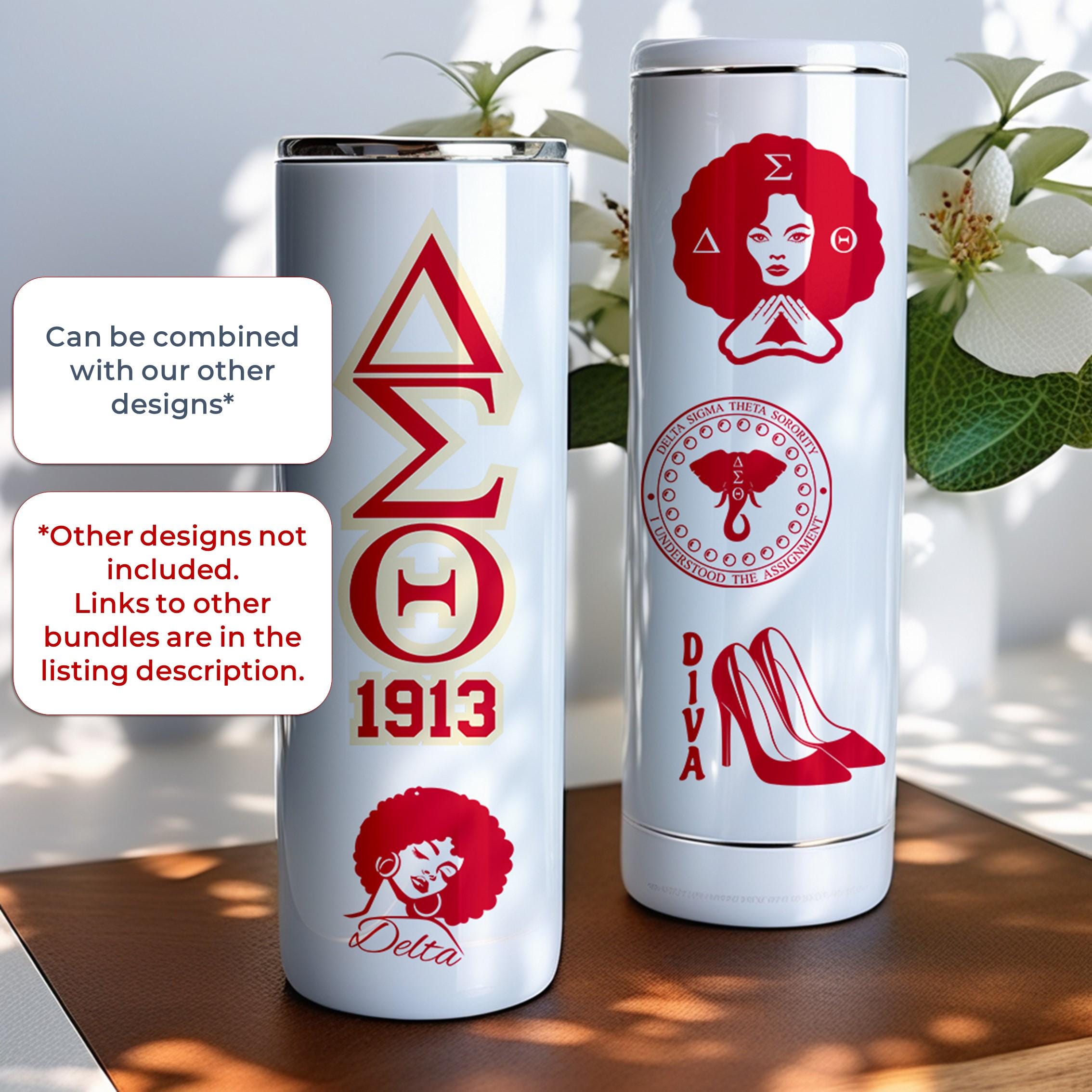 Delta Sigma Theta SVG Bundle: DST Sorority Vector Graphics (digital ...