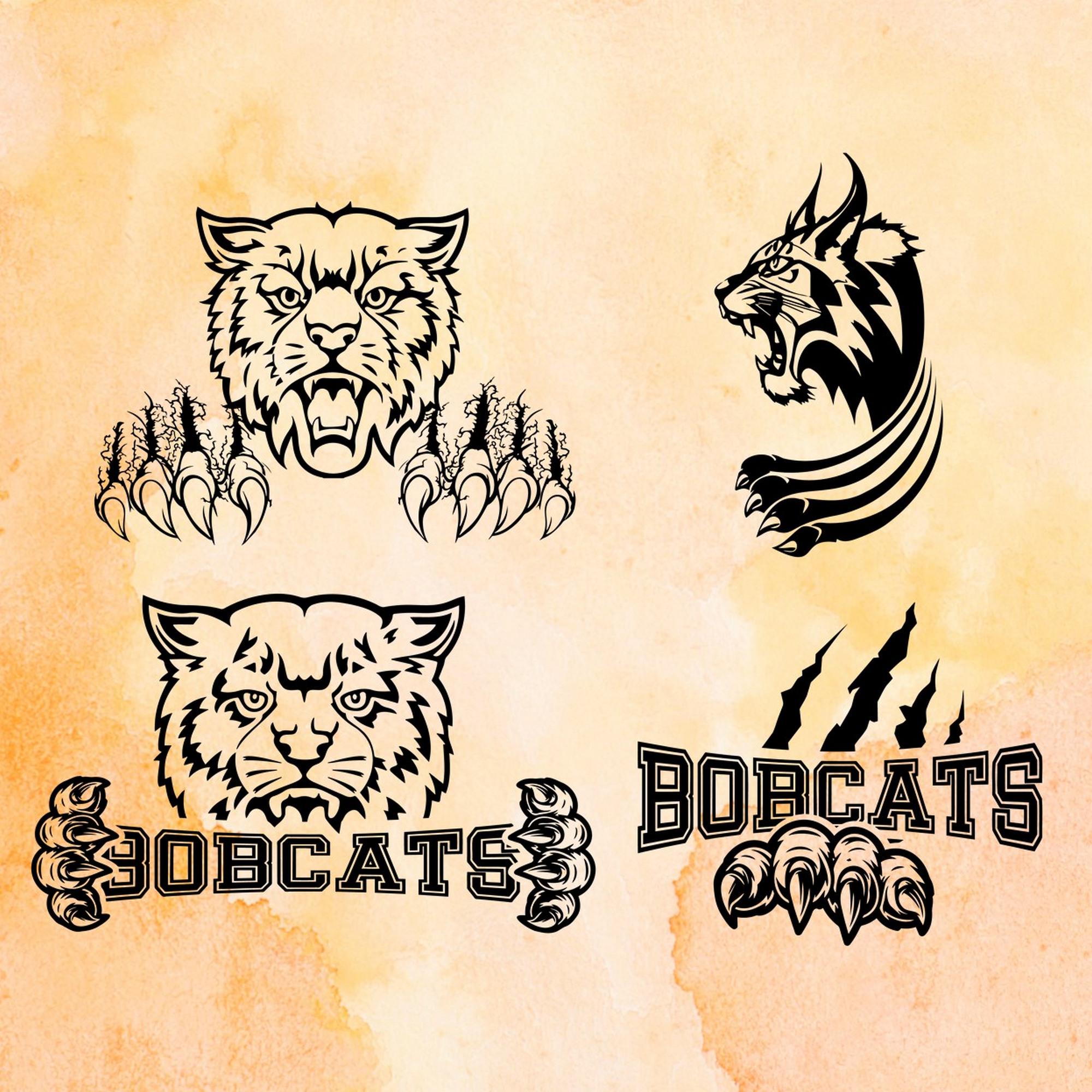 Bobcats SVG Bundle: Wildcat Cut Files for Cricut & Silhouette - Etsy