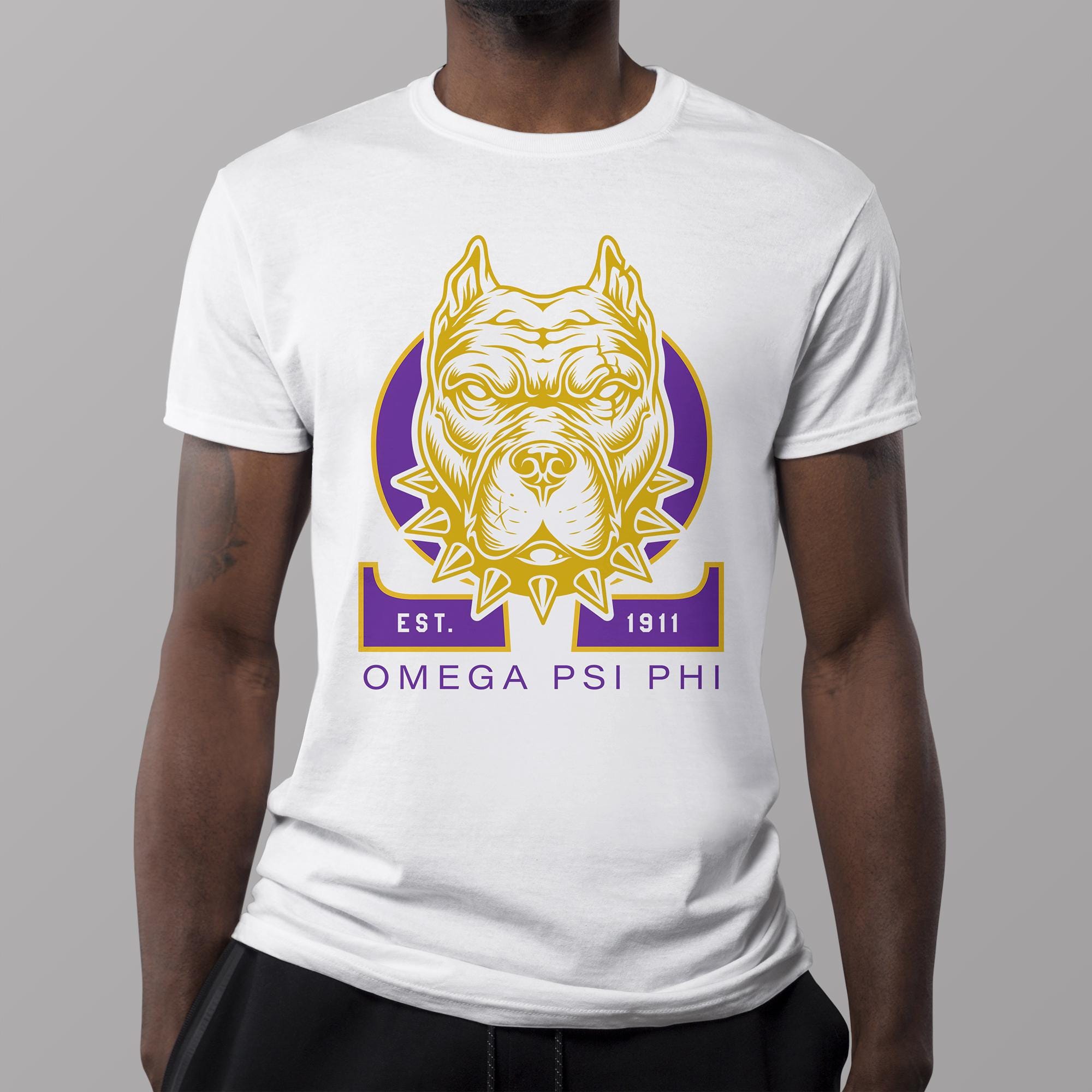 Omega Psi Phi SVG: Fraternity Dog Crest (digital Files) - Etsy