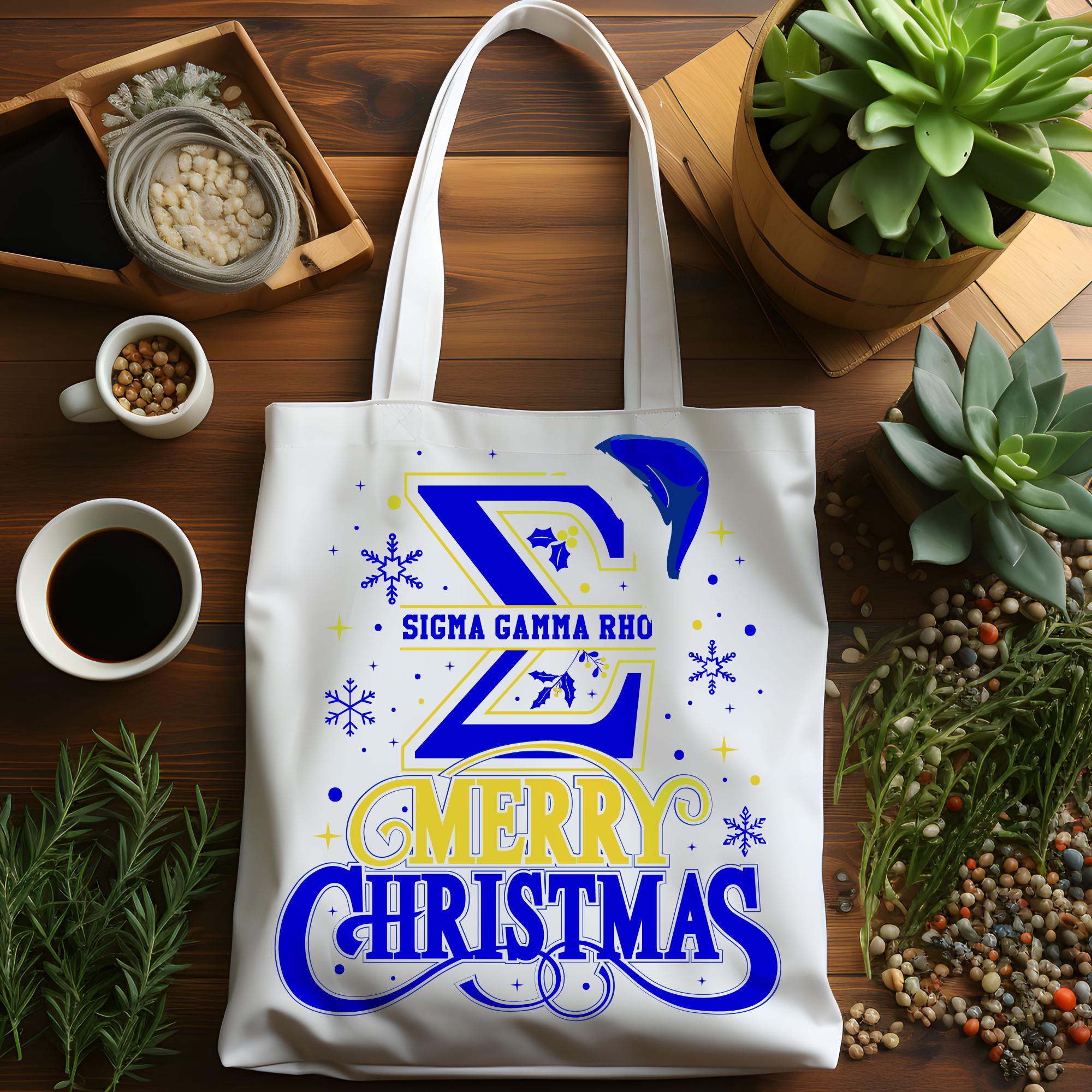 Sigma Gamma Rho Christmas SVG Bundle: Sorority Letters, Cut File ...