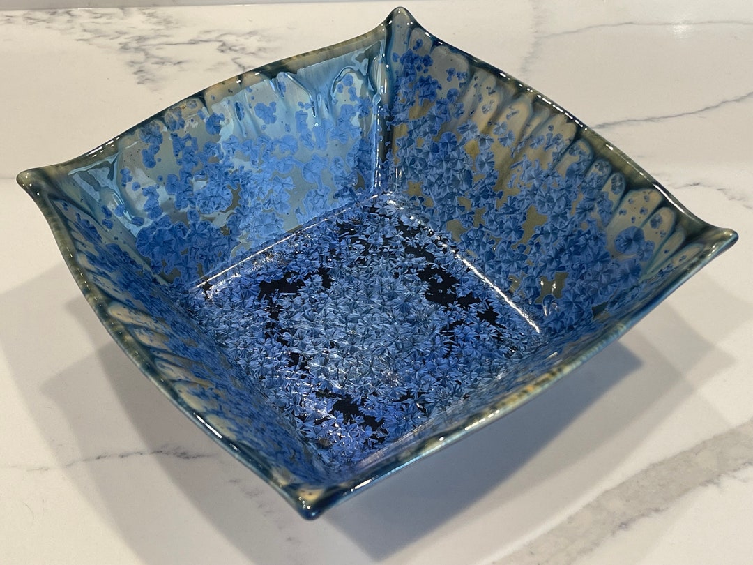 Edgecomb Potters, Crafted in Maine, Large 9.75 Square Bowl, Porcelain ...