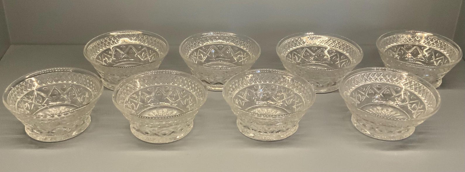 Set of 8 Cape Cod Imperial Bowls for Serving Desserts or Snacks ...