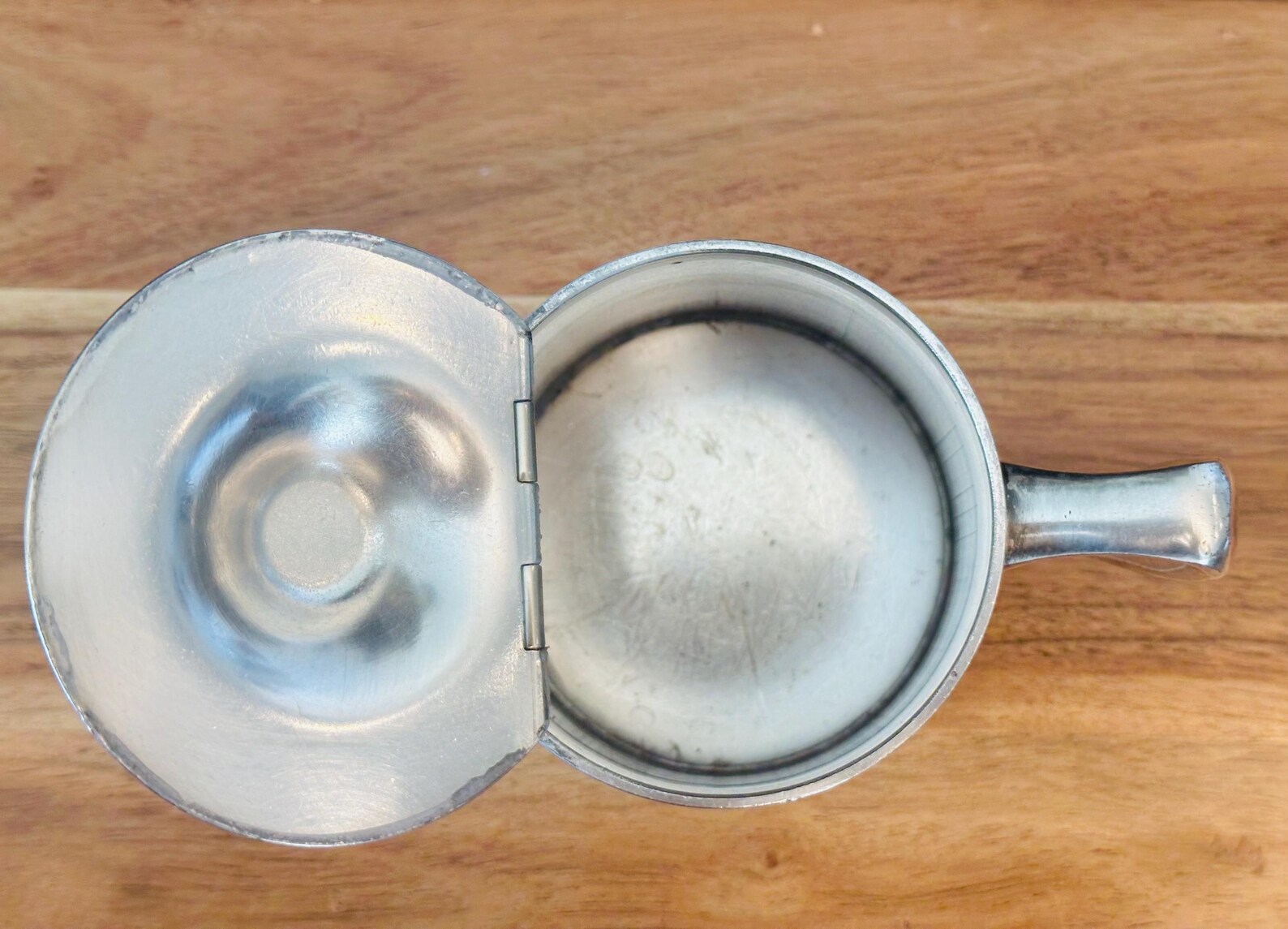 Hinged Sugar Pitcher, Double Handled, Grand Silver Co, Wear Brite ...