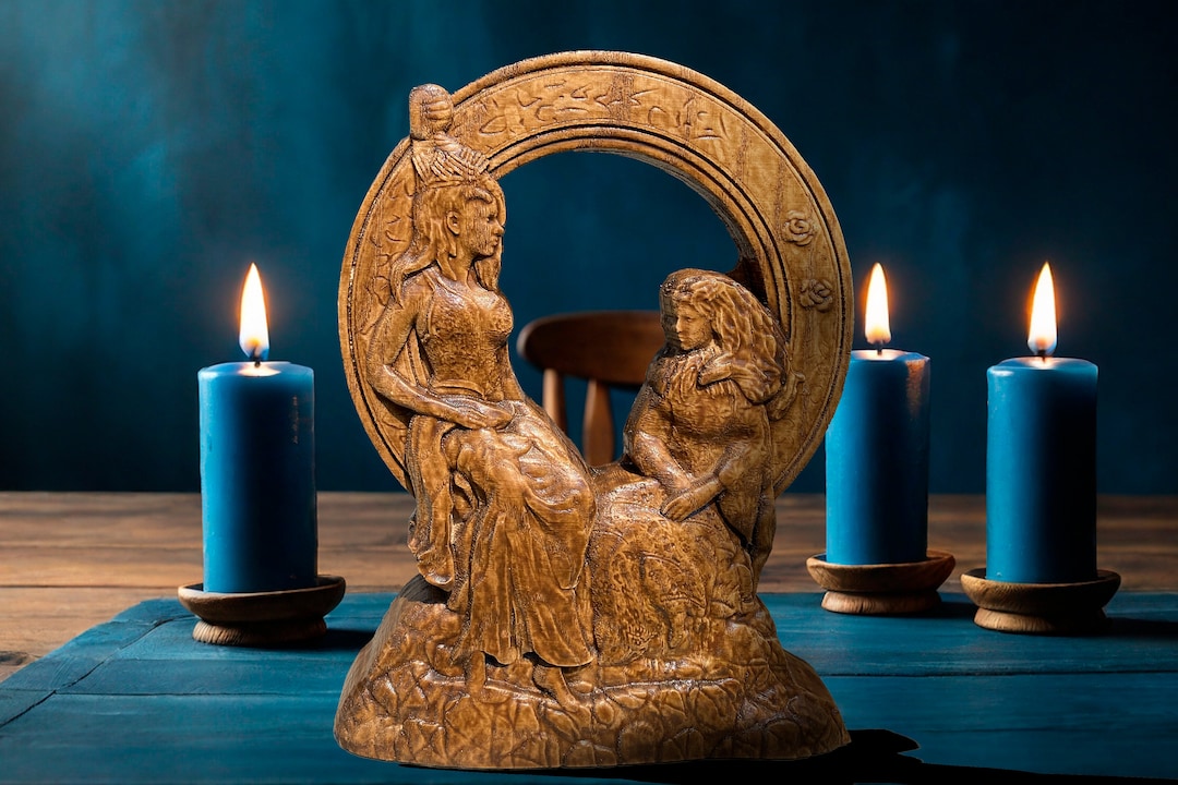 Melinoe Greek Goddess Statue Pagan Altar Melinoe Greek Mythology ...