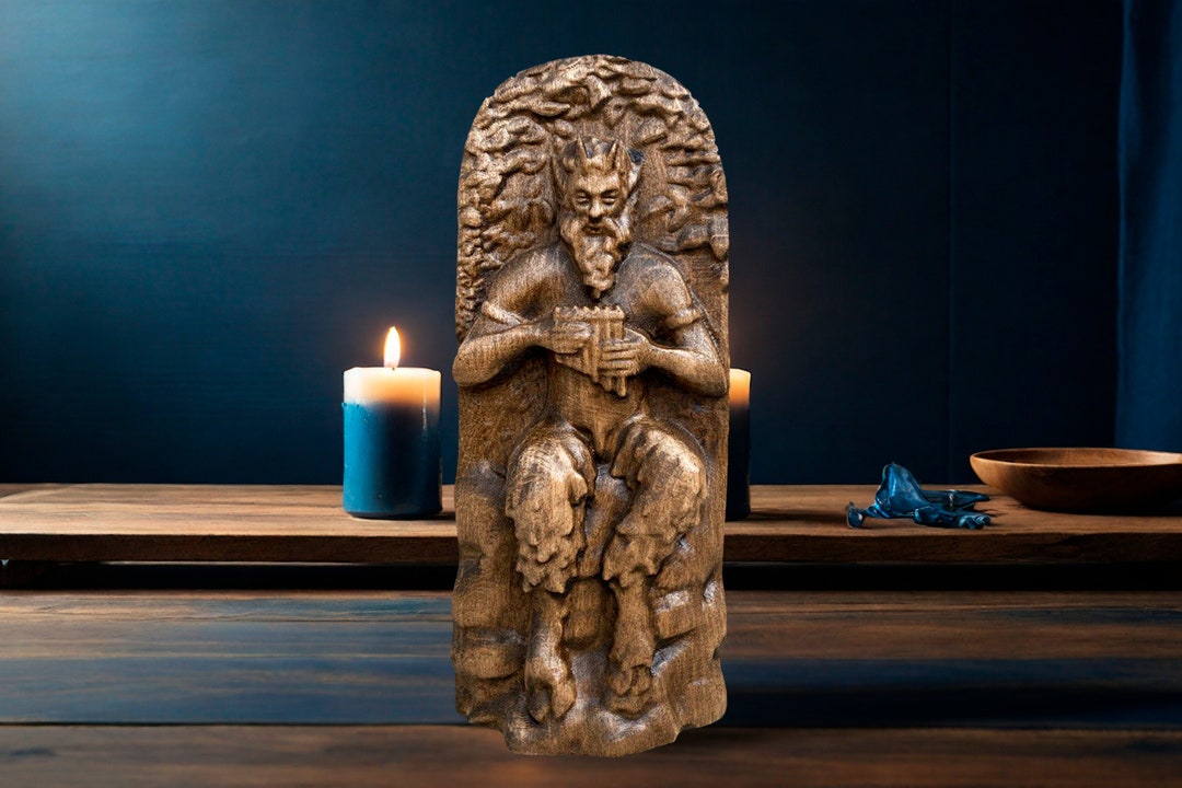 Pan Statue Pan God Faun Horned God Greek Statue Greek God Greek ...