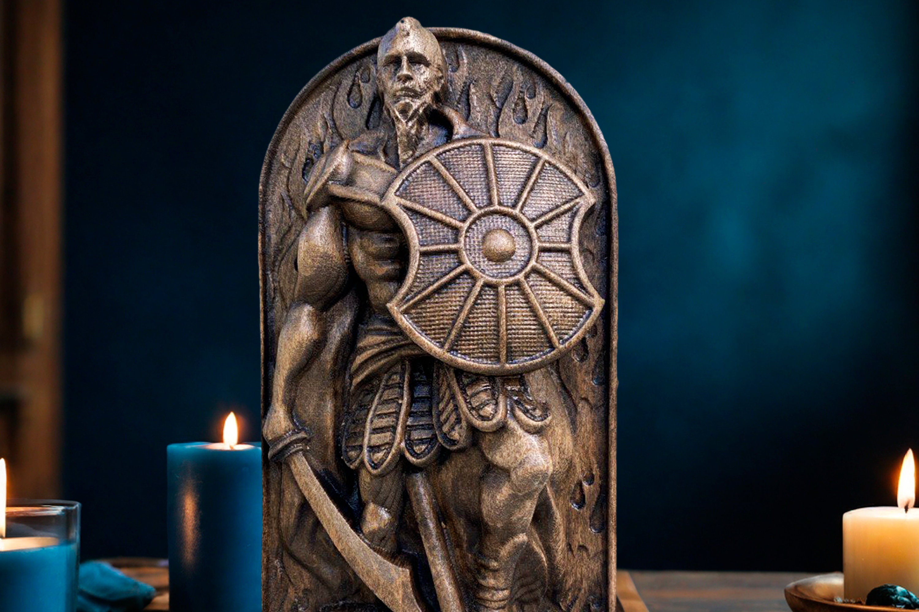 Ogun Statue Santeria Ifa Yoruba Ogun Orisha Altar Ogoun Altar Oggun ...