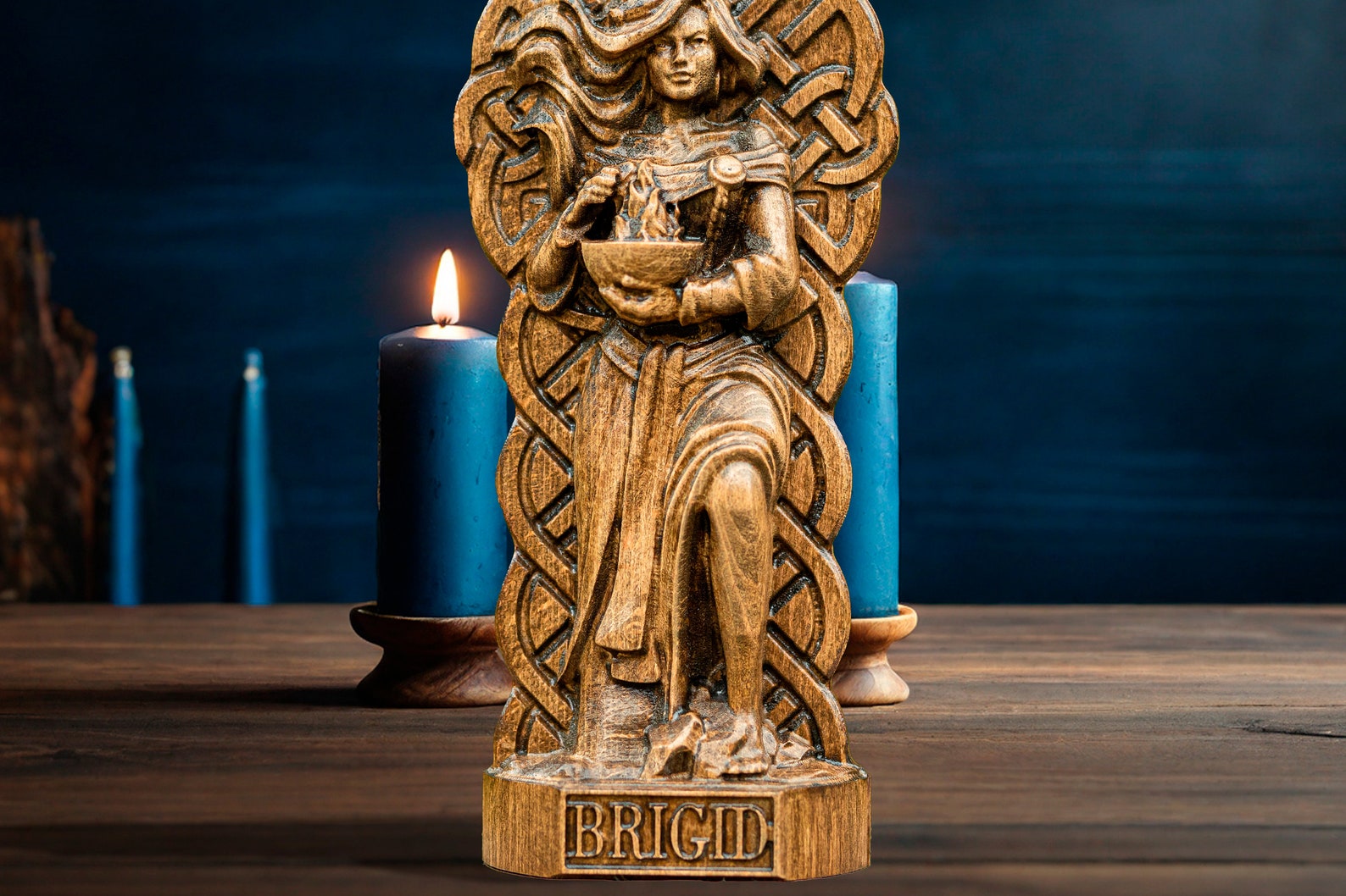 Brigid Irish Goddess Brigid Celtic Goddess Celtic Gods Brigid Statue ...