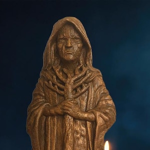 Cailleach Wooden Statue Irish Mythology Cailleach Winter Goddess ...