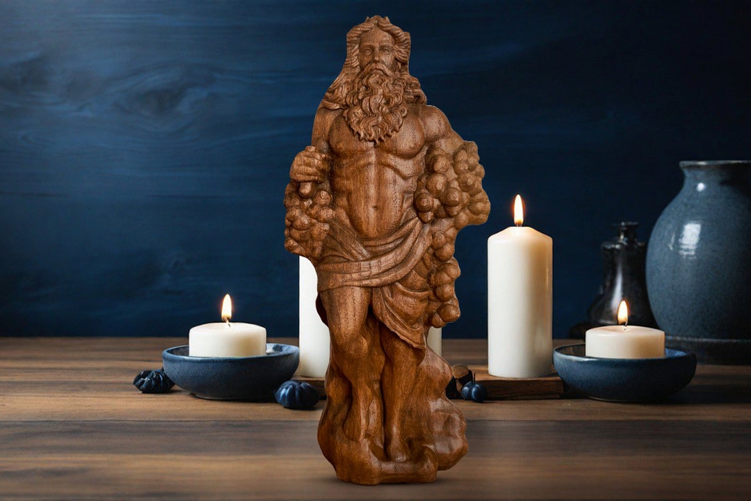 Dionysus Greek God of Wine Ecstasy Bacchus Liber Pan Satir Bacchante ...