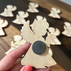 Set of 20 Angel Favors | Custom Keepsake Baptism | Laser Cut Thank You ...