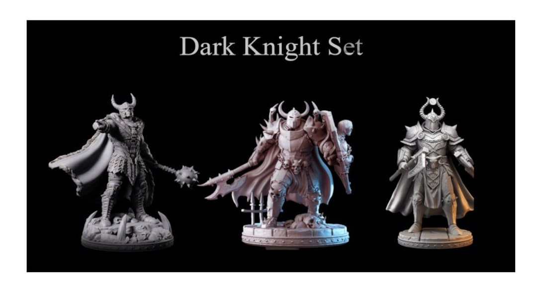 Primal Collectibles Dark Knight Enemy Boss Miniatures in 32mm Heroquest - Etsy