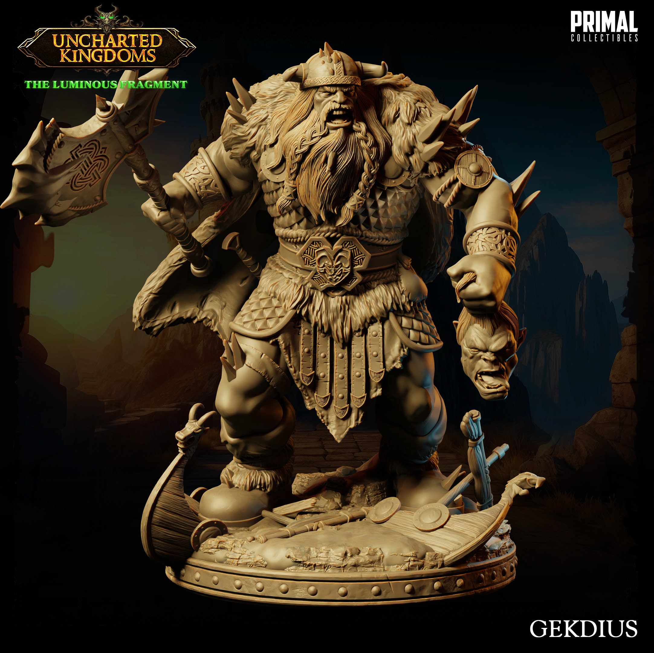 Dnd Icewind Dale Crystal Shard Set Miniatures Wulfgar, Heafstaag ...