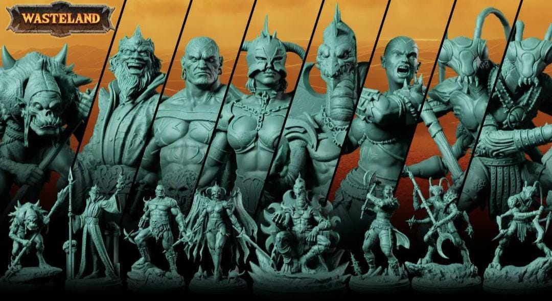 D&D Dark Sun Set 32 Scale - Etsy