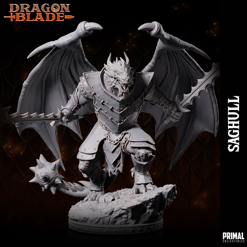 D&D Dragonlance Set: Minotaur Huma Alhana Draconic Mini's 32mm Scale 8x ...