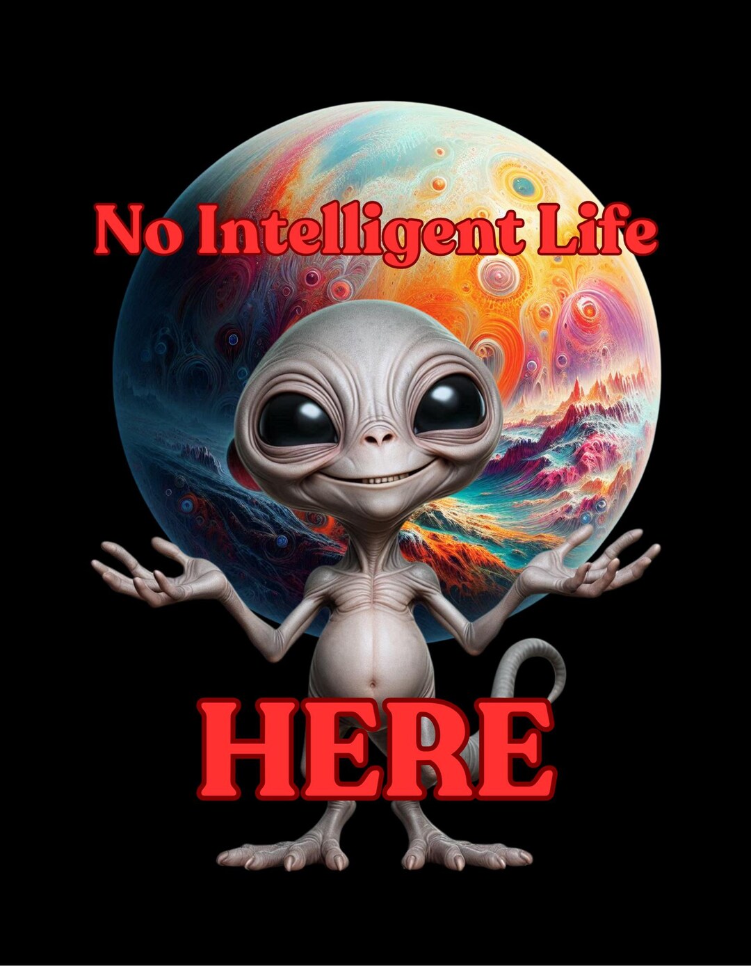 No Intelligent Life Here: A Cosmic Comedy - Etsy