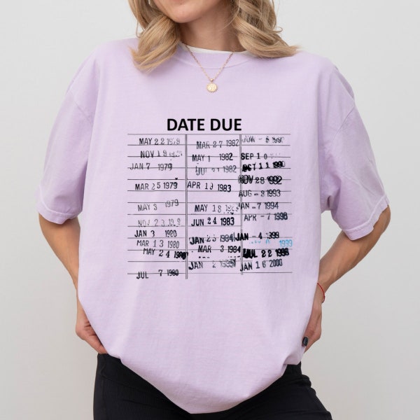 Library Due Date - Etsy