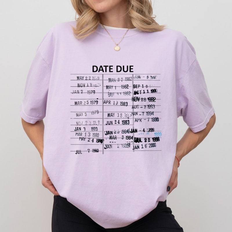Library Due Date - Etsy