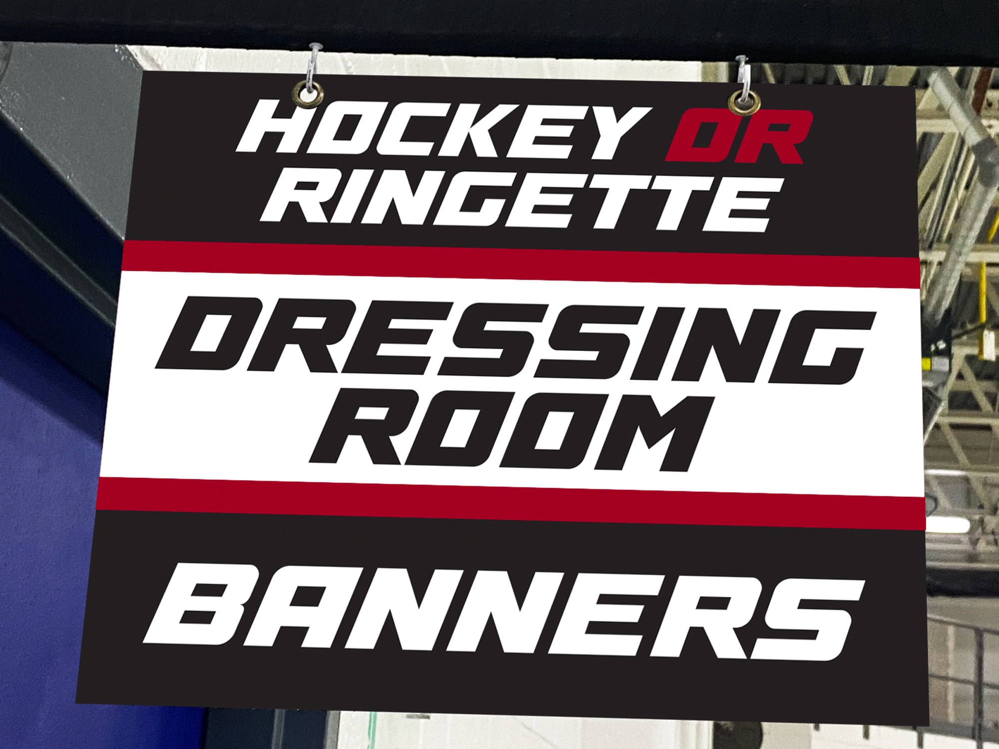 Dressing Room Banners for Hockey, Ringette and Lacrosse - Etsy