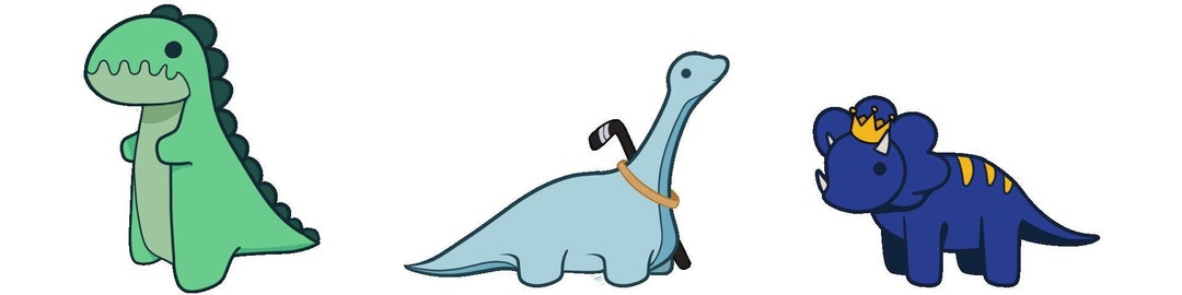 Digital Dinosaur Assets - Etsy