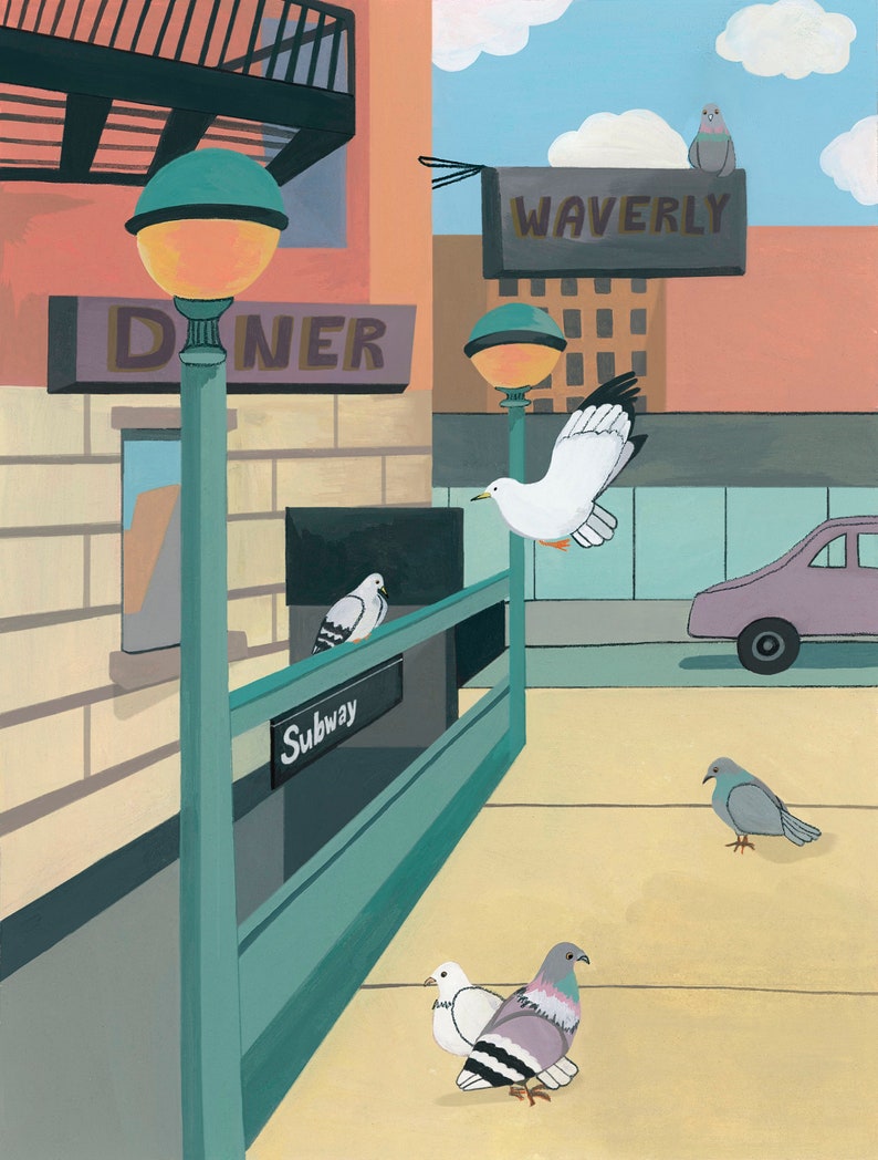 New York City Subway - Print - Etsy