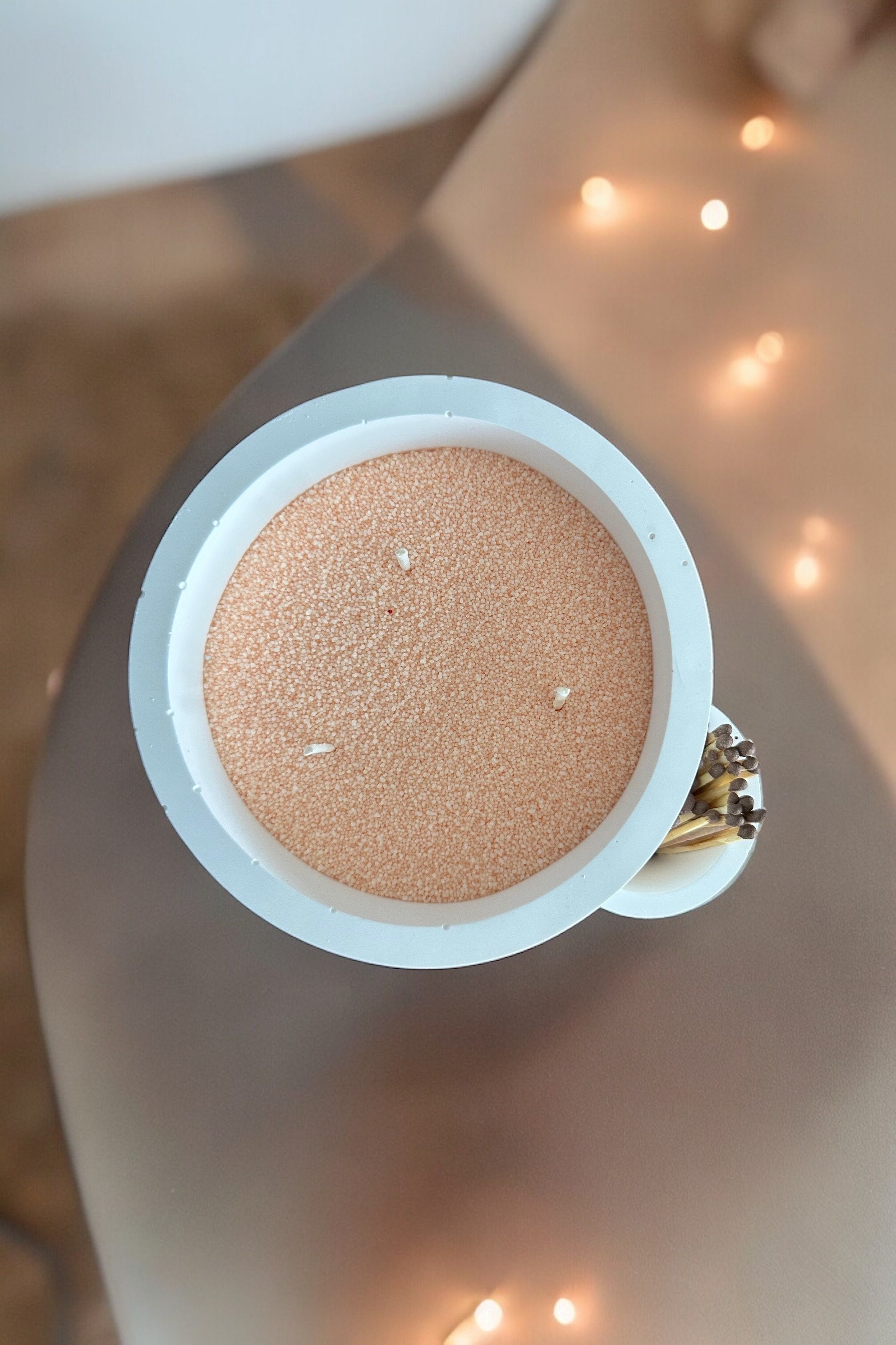 Pearl Candle | Sand Candle | Powder Candle | Pearled Candle in a ...