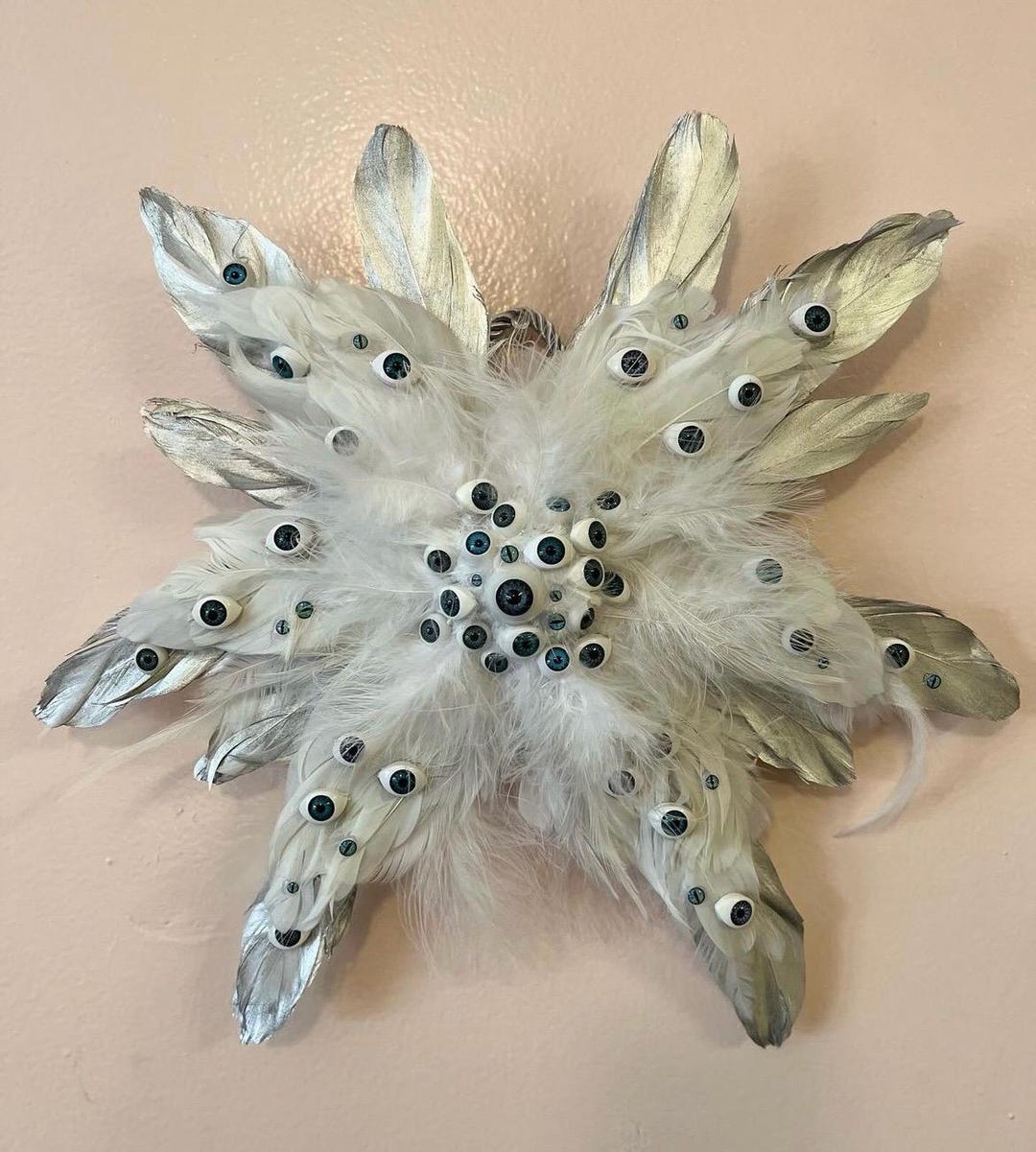 Biblically Accurate Angel Tree Topper, Ultra Pure, White & Silver ...