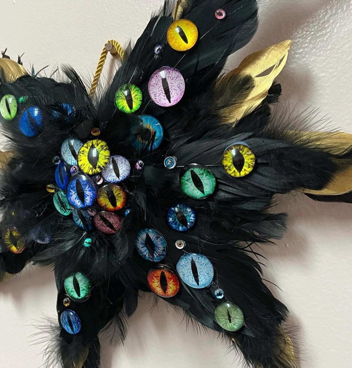 Biblically Accurate Angel Goth Baby Tree Topper, Dark Seraphim ...