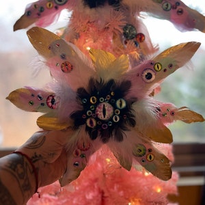 Biblically Accurate Angel Tree Topper, Pastel Seraphim Christmas Tree ...