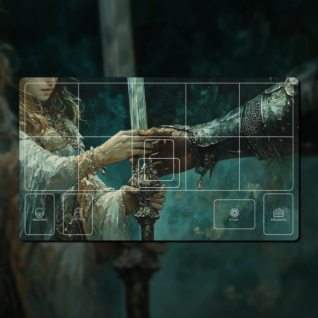 Sorcery: Contested Realm Playmat, Lady of the Lake, 24 X 14 600 X 350 ...