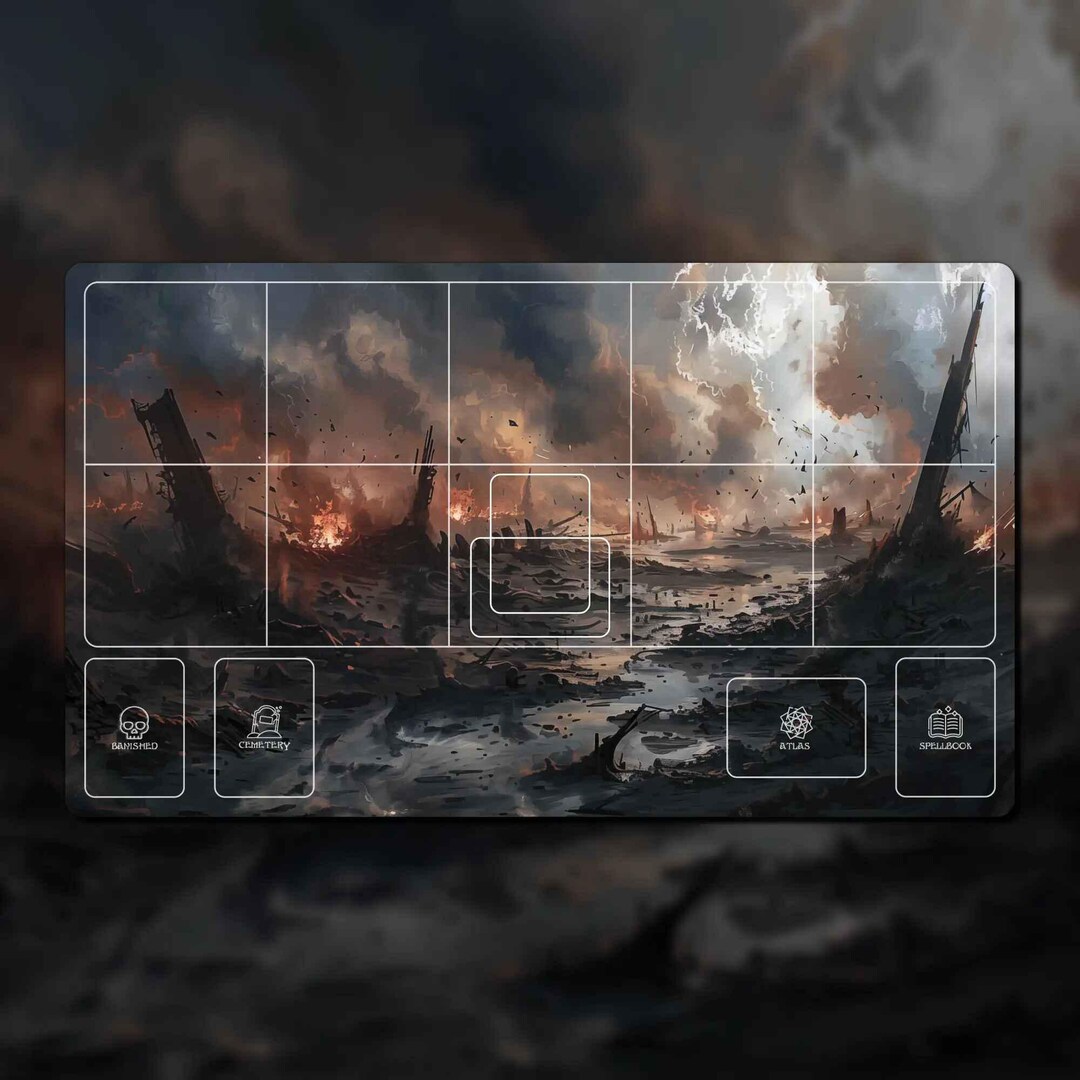 Sorcery: Contested Realm Playmat, End of Days, 24 X 14 600 X 350 Mm - Etsy