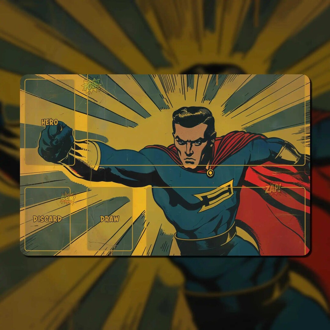 Sentinels of the Multiverse Hero Playmat, 16" X 10" (400 X 250 Mm ...