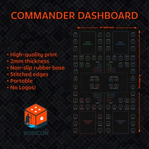 Vertical Commander Dashboard Track Life, Tax, Resources, 7-inch Phone ...