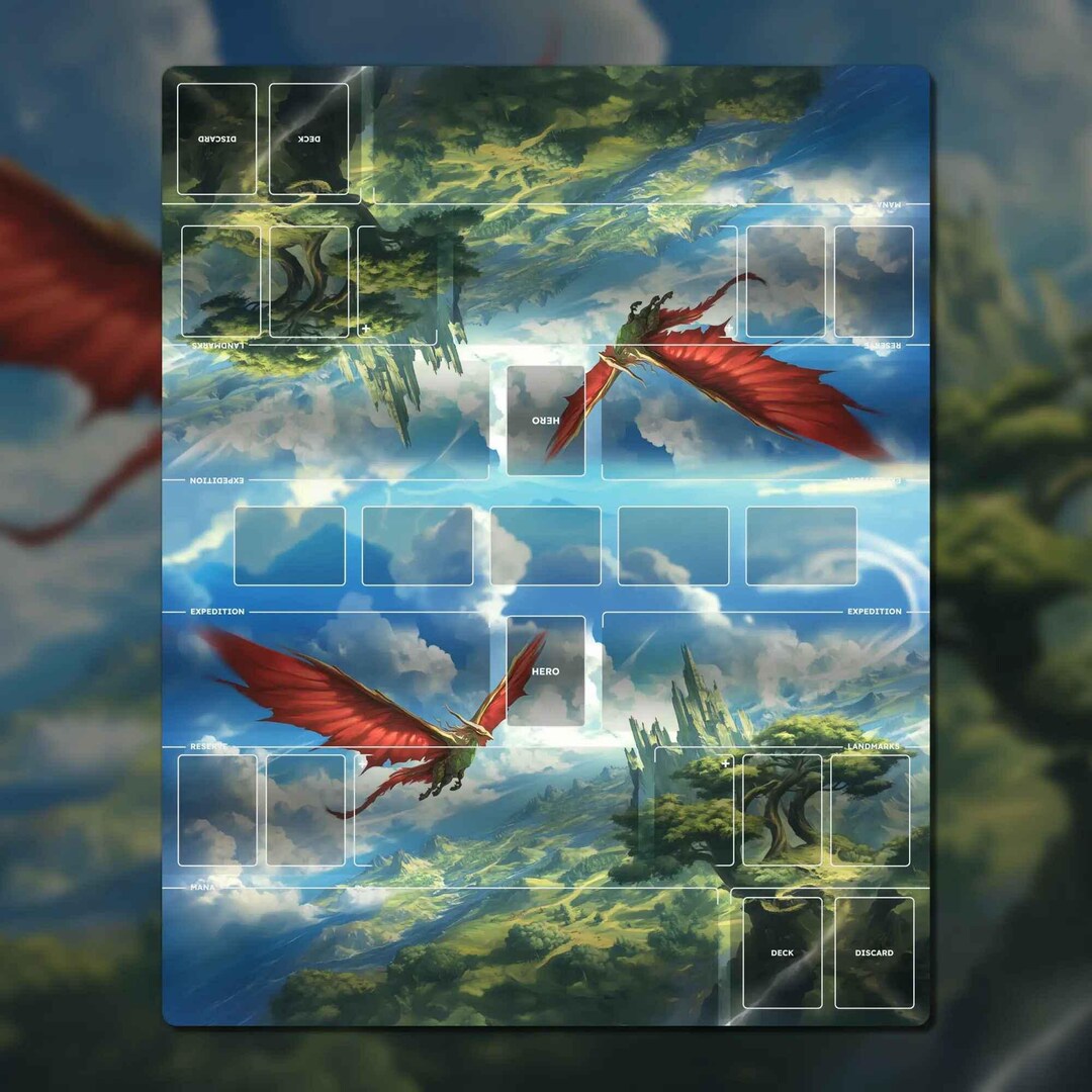 Altered TCG Two-player Playmat, Dragon's Ascent, 30 X 24 - Etsy