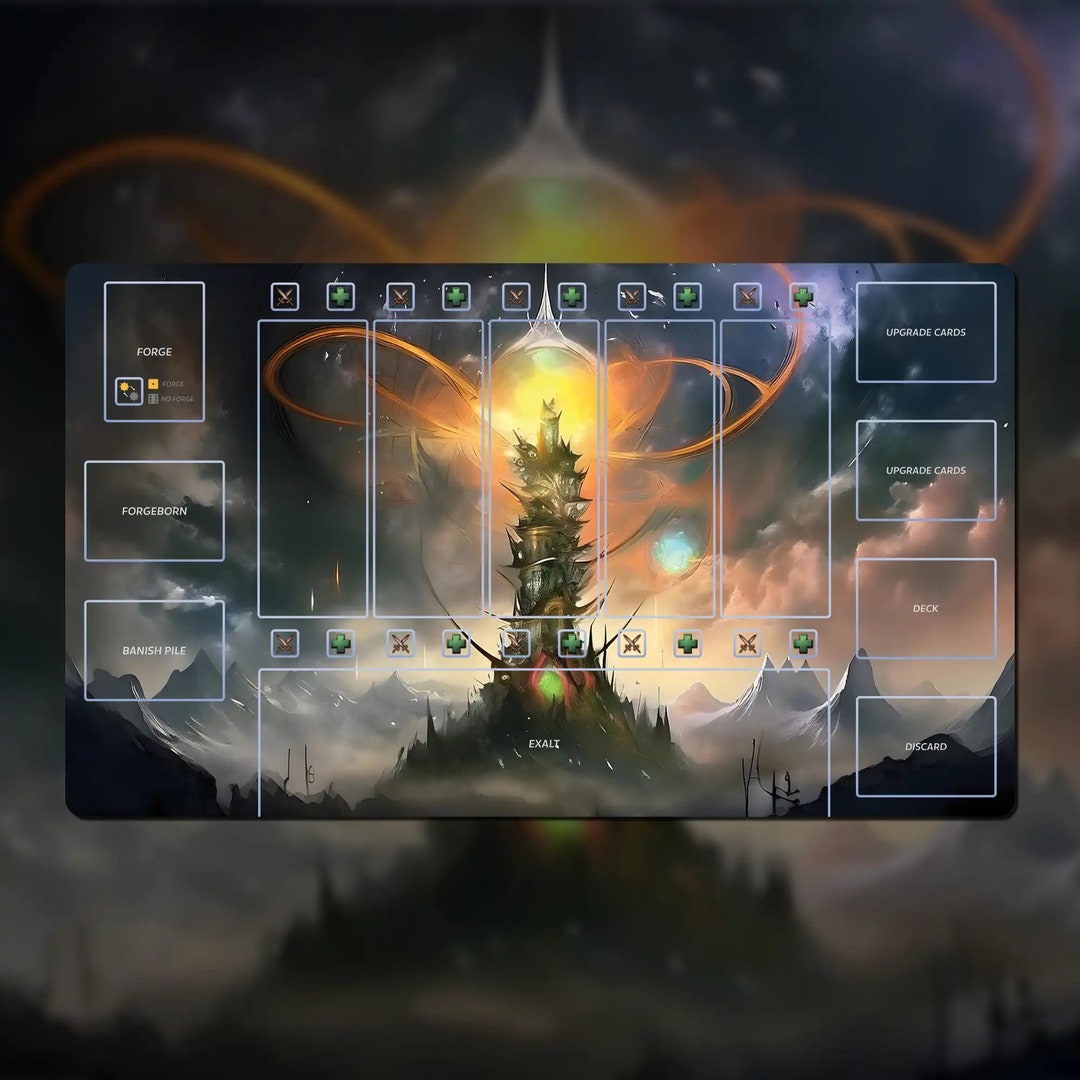 Solforge Fusion Playmat the Forge, Functional Playmat With Zones ...